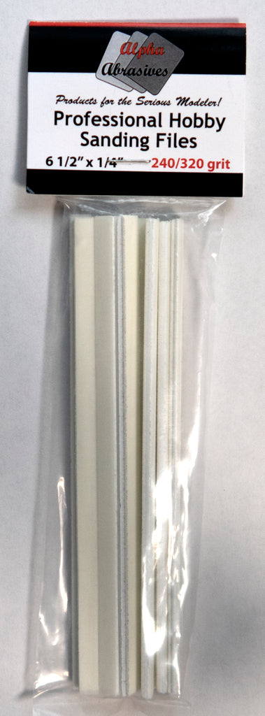 Sanding Files - 1/4" Professional Sanding Files - Fine – HobbyTools.com