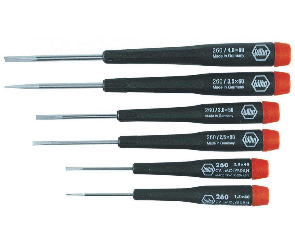 Screwdriver Set - Precision Slotted Screwdrivers 6 Piece Set ...