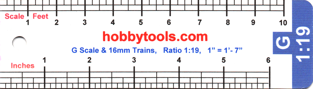 7" Scale Rulers – HobbyTools.com