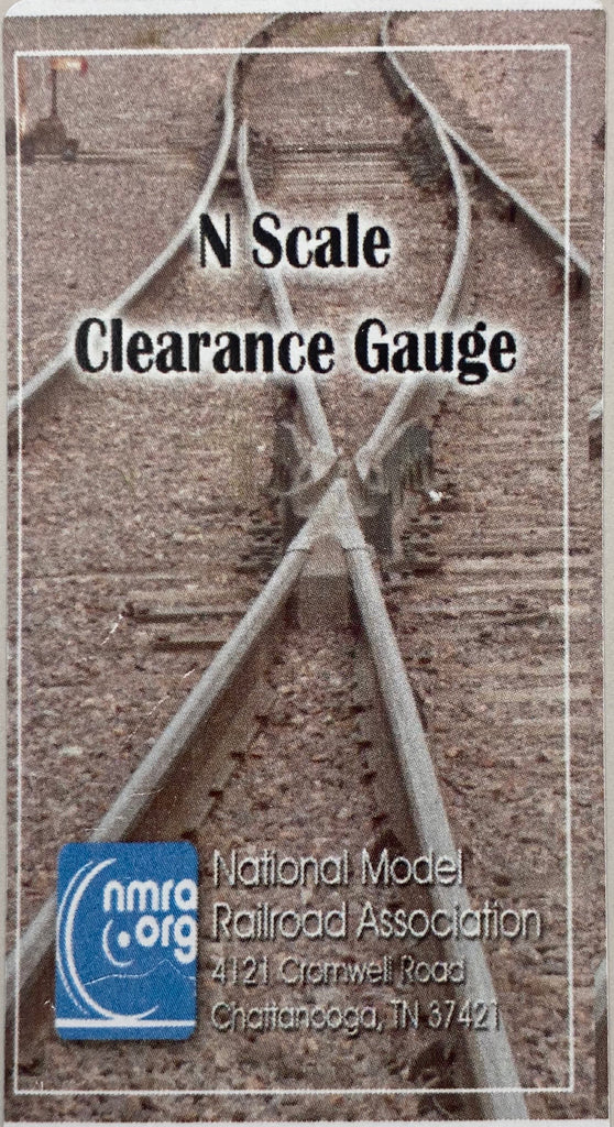 NMRA Standards Gauge - N Scale – HobbyTools.com