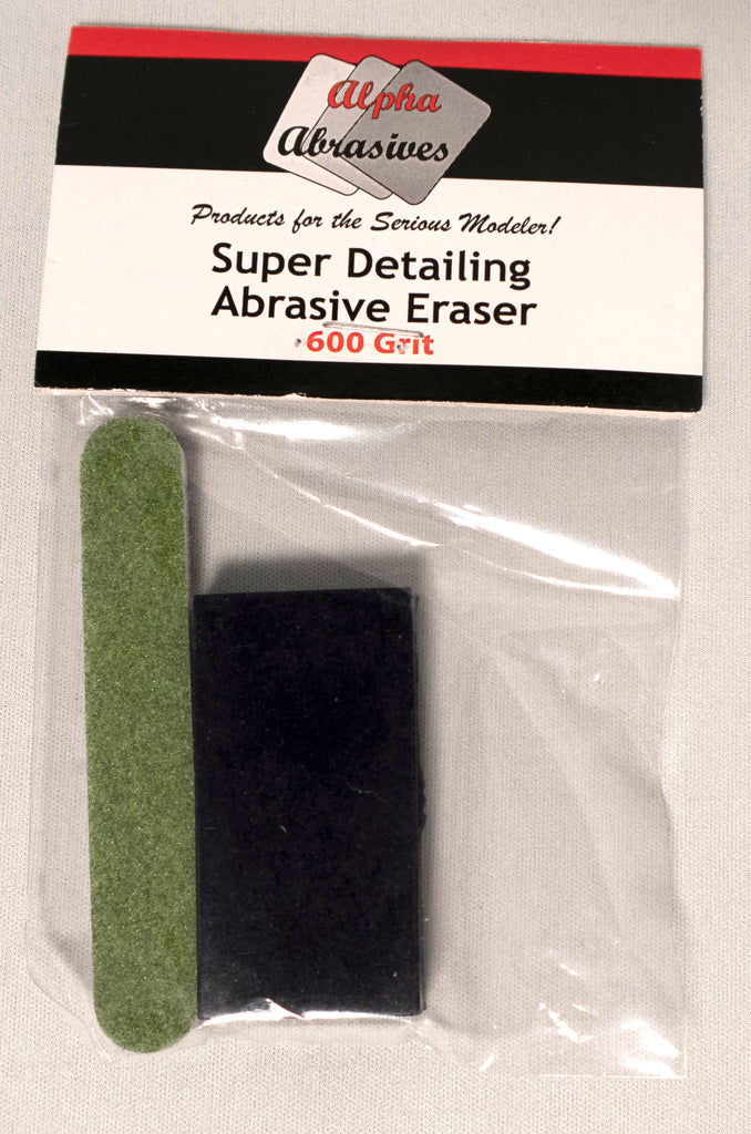 Eraser - Super Detailing Abrasive - 600 Grit – HobbyTools.com