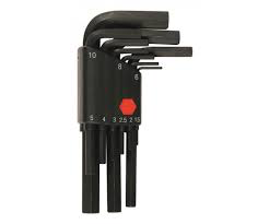 Hex Metric L-Key Short Arm 9 Pc. Set – HobbyTools.com